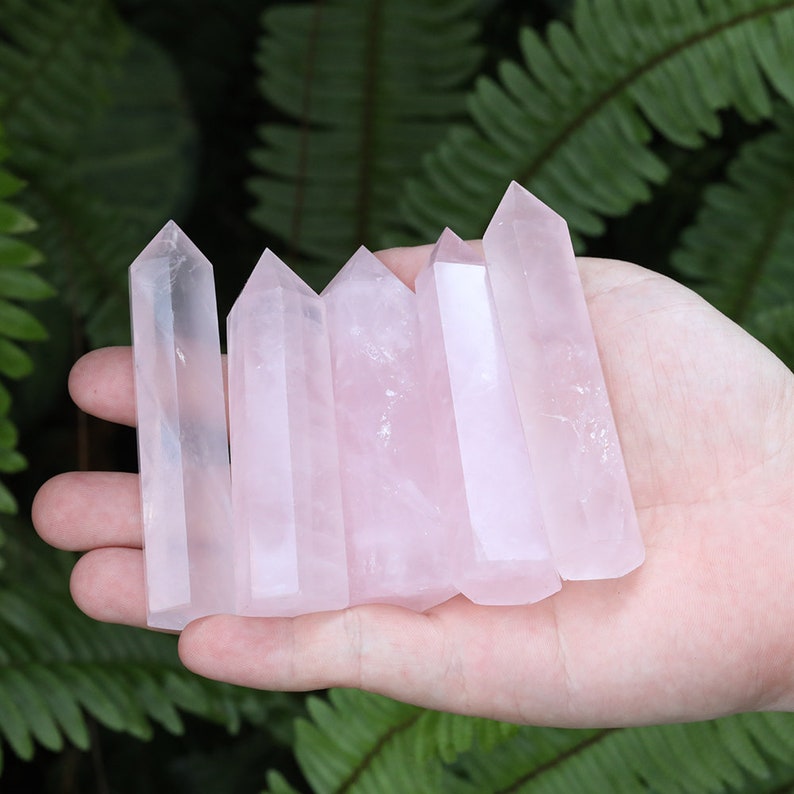 3pcs/lot Random Gemstones Quartz Crystal Points Tower Decor | Etsy