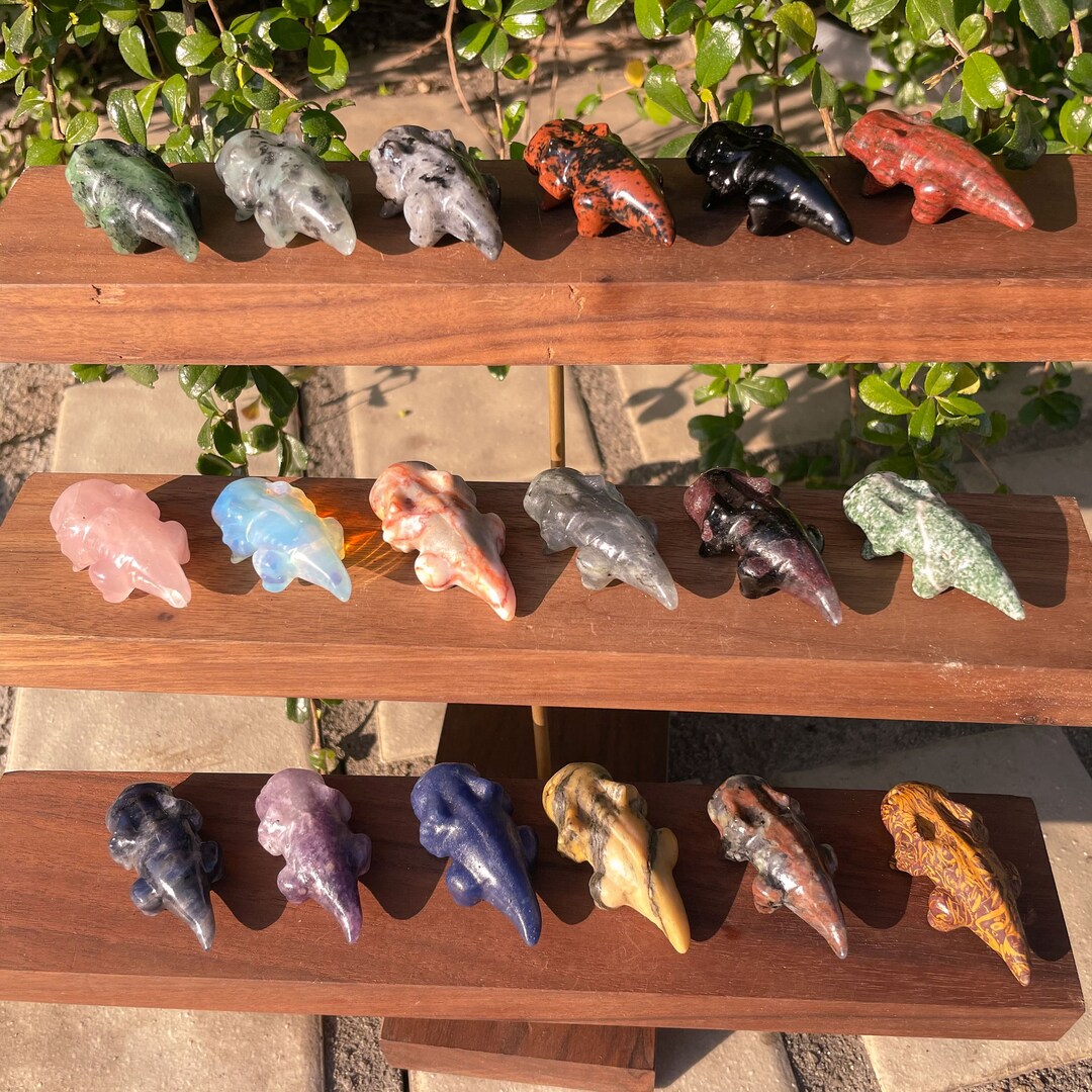1.8inch 24 Kind Axolotl Crystals Salamander Crystal Animal Sculpture ...
