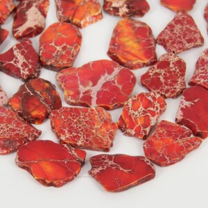 Colourful Natural Sea Sediment Jasper Drilled Slab Loose Beads - Etsy