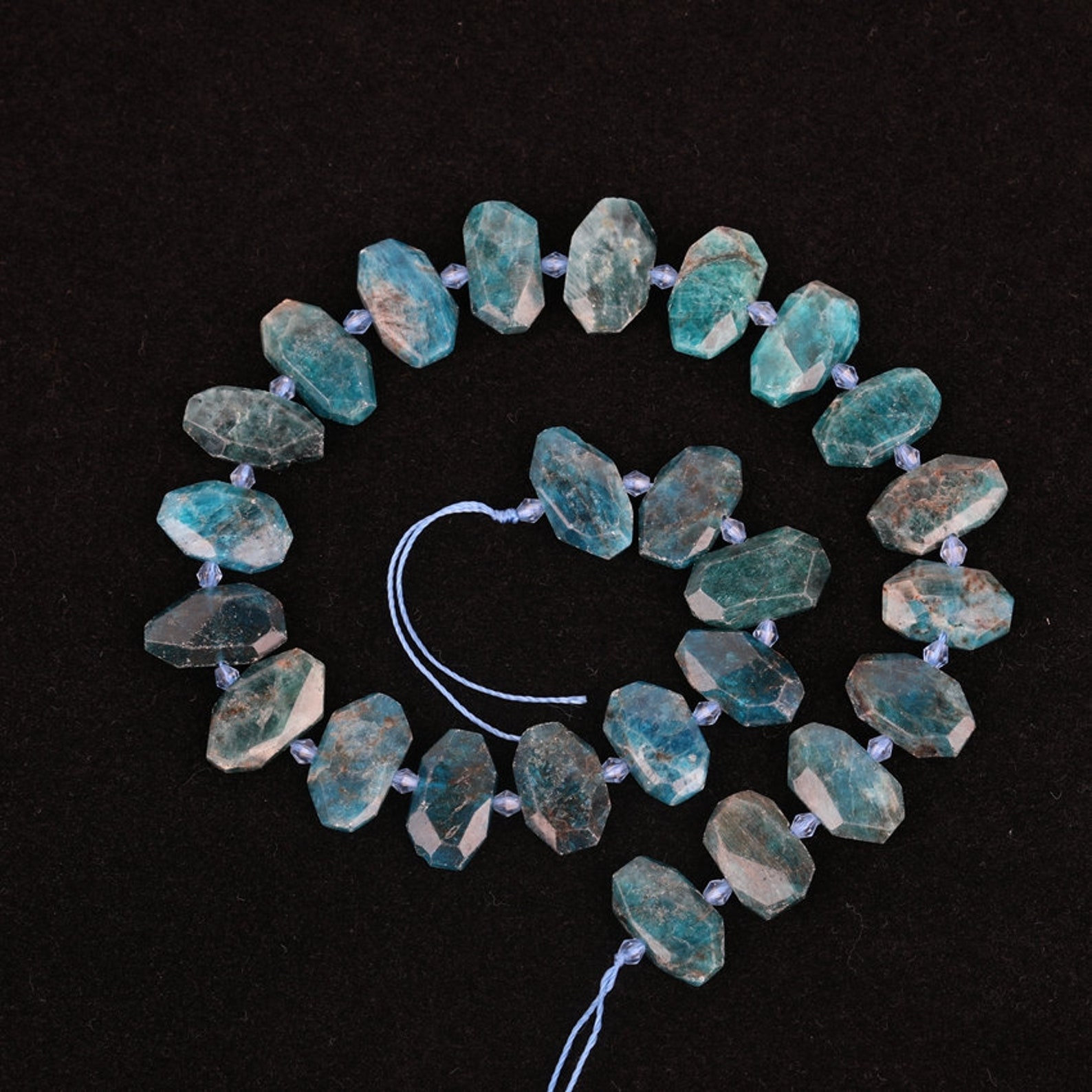 Natural Stones Cut Slab Slice Loose Beads Handmade - Etsy