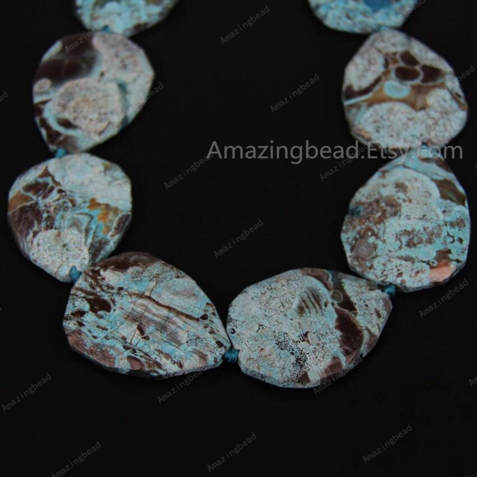 Wholesale Bulk Natural Ocean Jasper Thick Slab Beads,large Size Raw ...