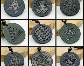 Shungite Pendant - Etsy