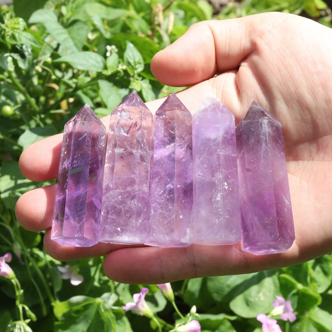 3pcs/lot Random Gemstones Quartz Crystal Points Tower Decor - Etsy