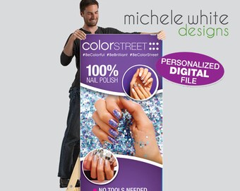 Color street banner | Etsy