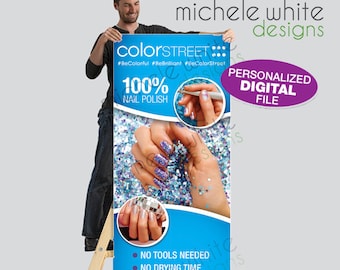 Color street banner | Etsy