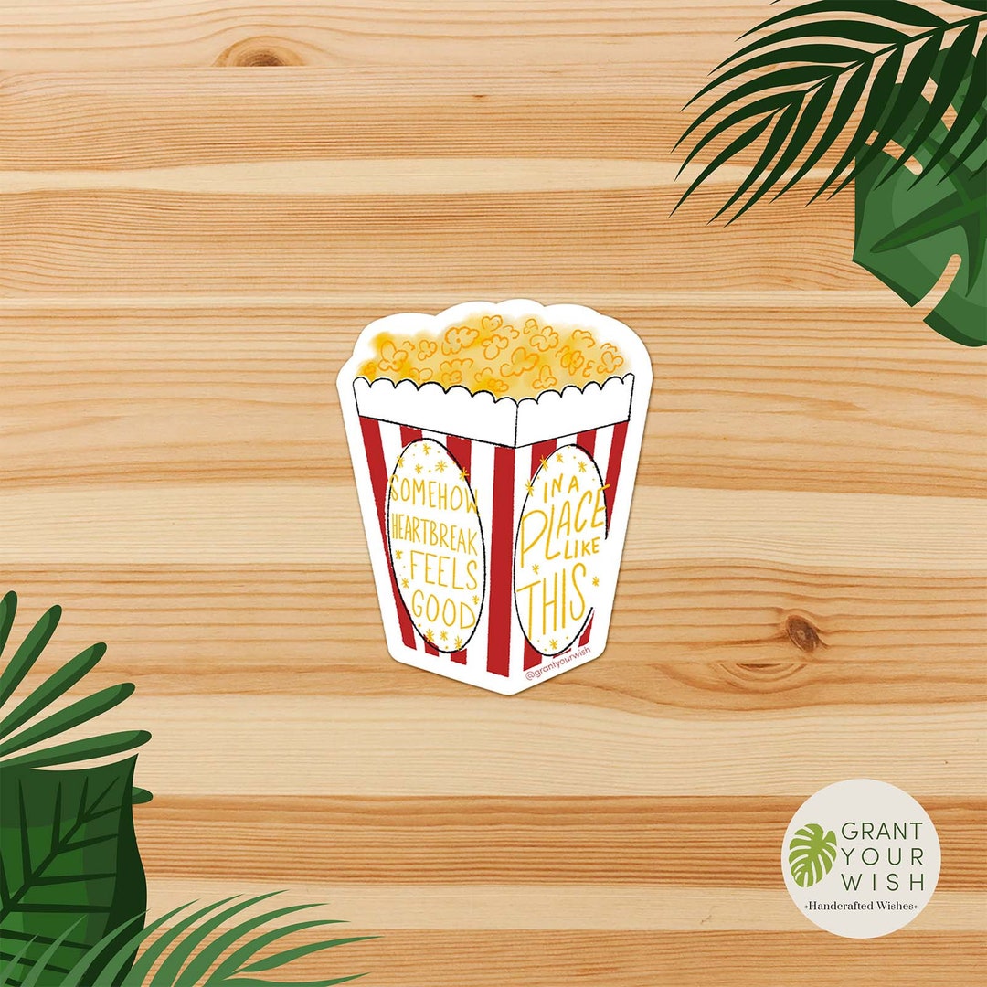 Popcorn Sticker, AMC Sticker, Nicole Kidman Movie Theater Montage ...