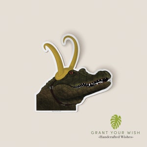 Alligator Loki Laptop Sticker/ Marvel Loki Variant Bujo Bullet Journal ...