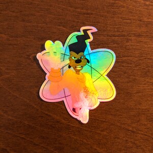 Holographic Powerline Sticker | Goofy Movie Sticker | Disney Sticker ...