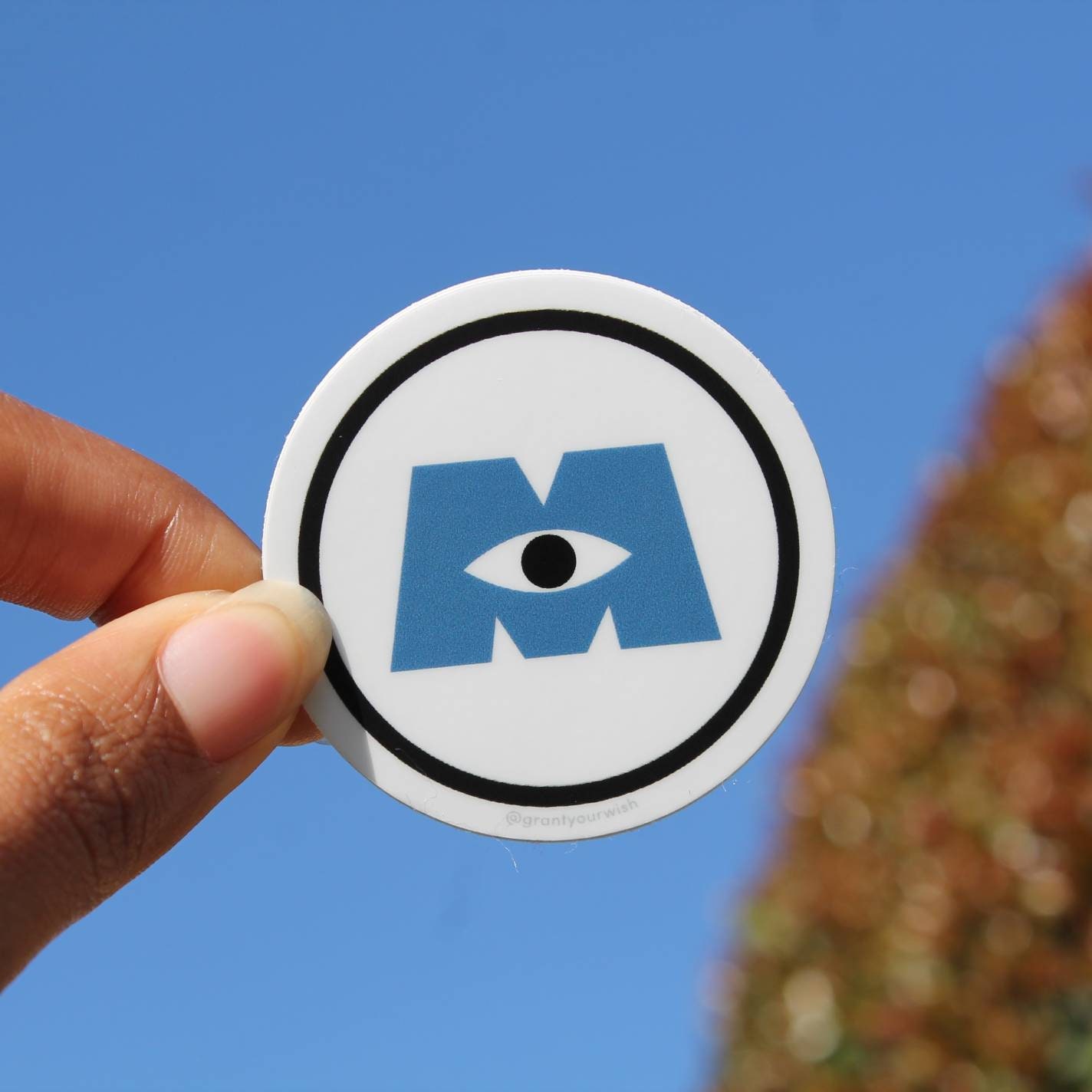 Monsters Inc Logo Sticker Monsters Inc Stickers Logo | Etsy India