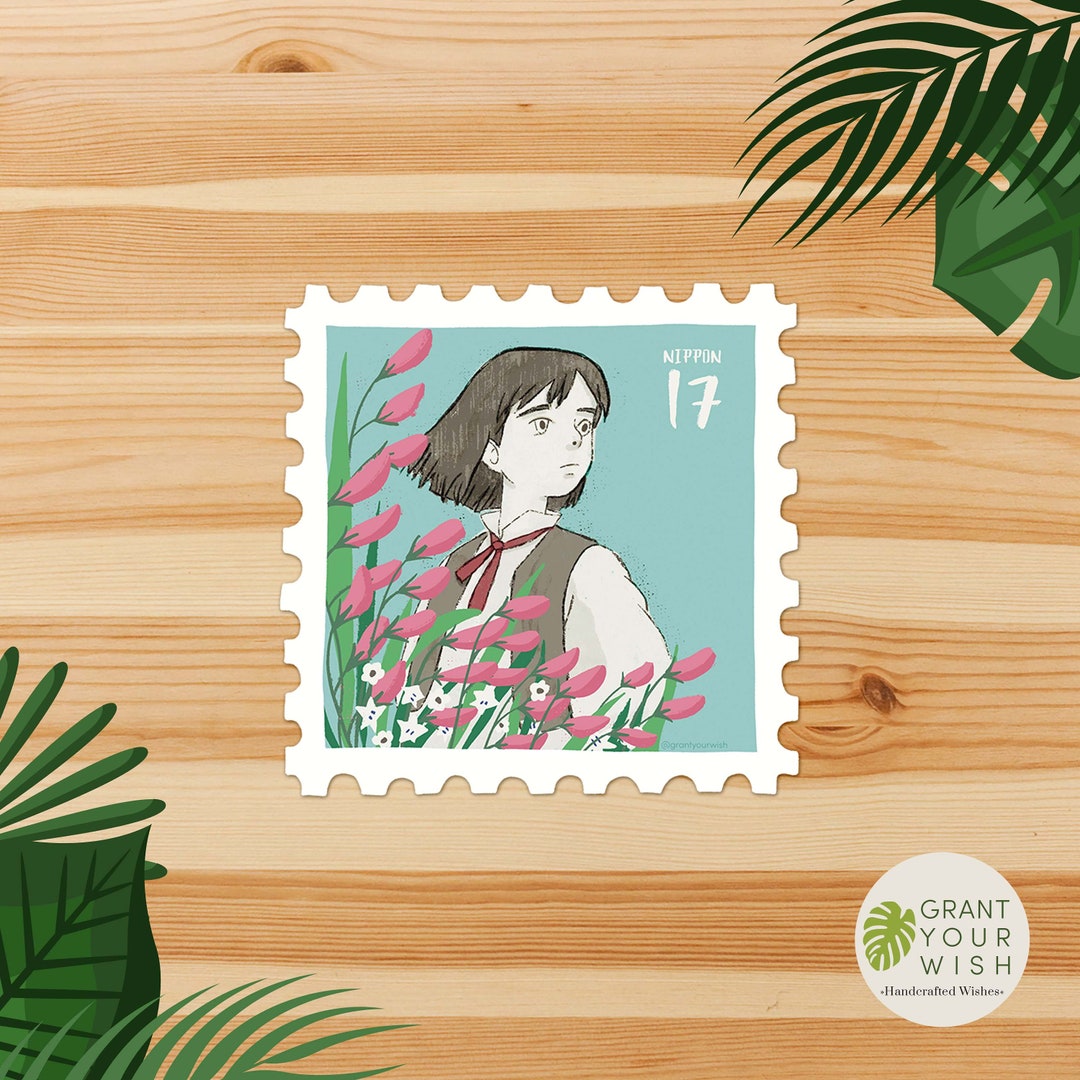 Young Howl Postage Stamp Sticker | Howl's Moving Castle Sticker ...