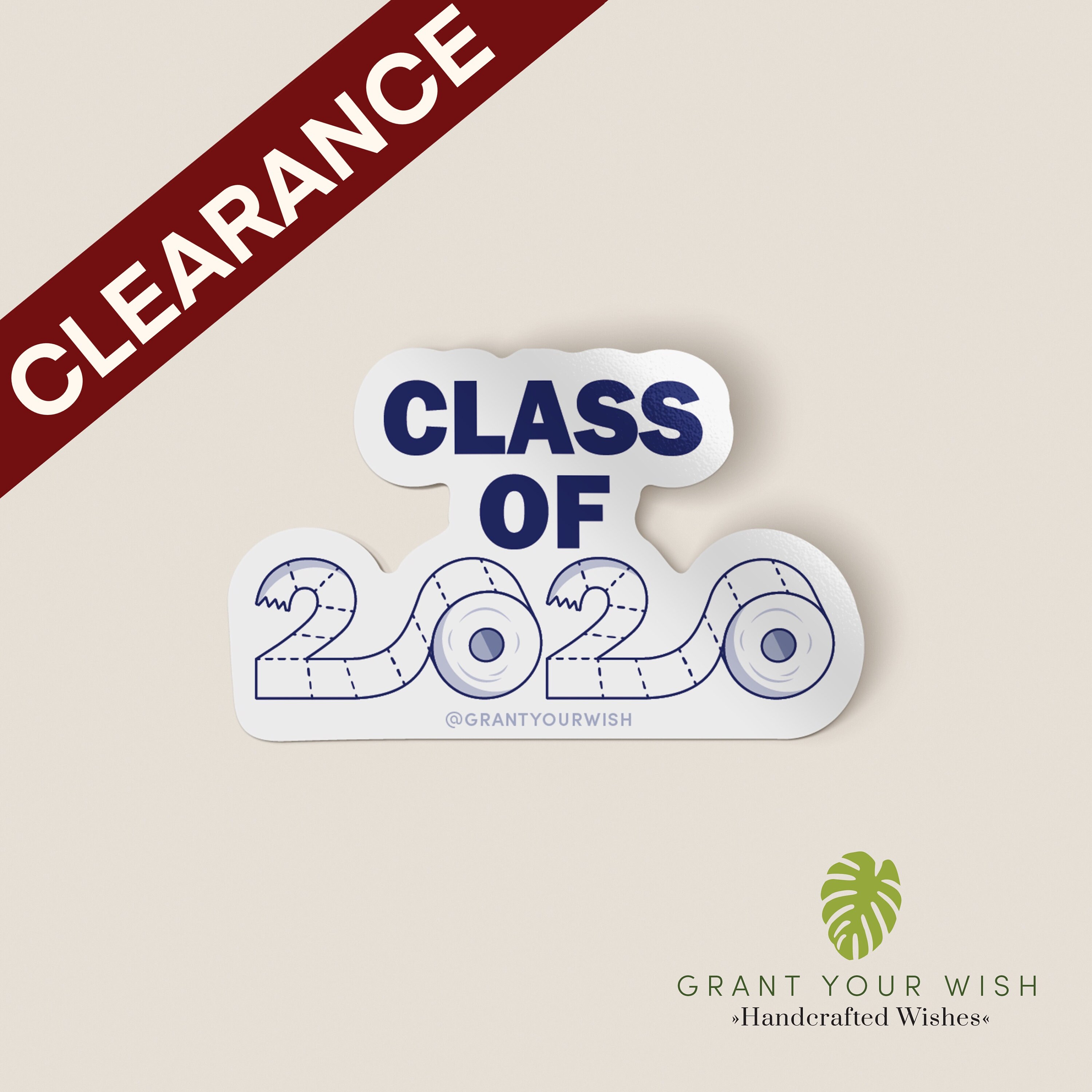 Graduation Sticker Class of 2020 Sticker Quarantine - Etsy