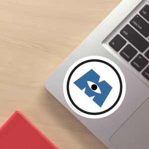 Monsters Inc Logo Sticker | Monsters Inc Stickers | Logo Stickers ...