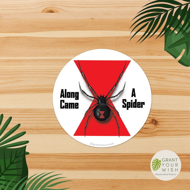Black Widow Sticker Black Widow Avengers Sticker Marvel - Etsy