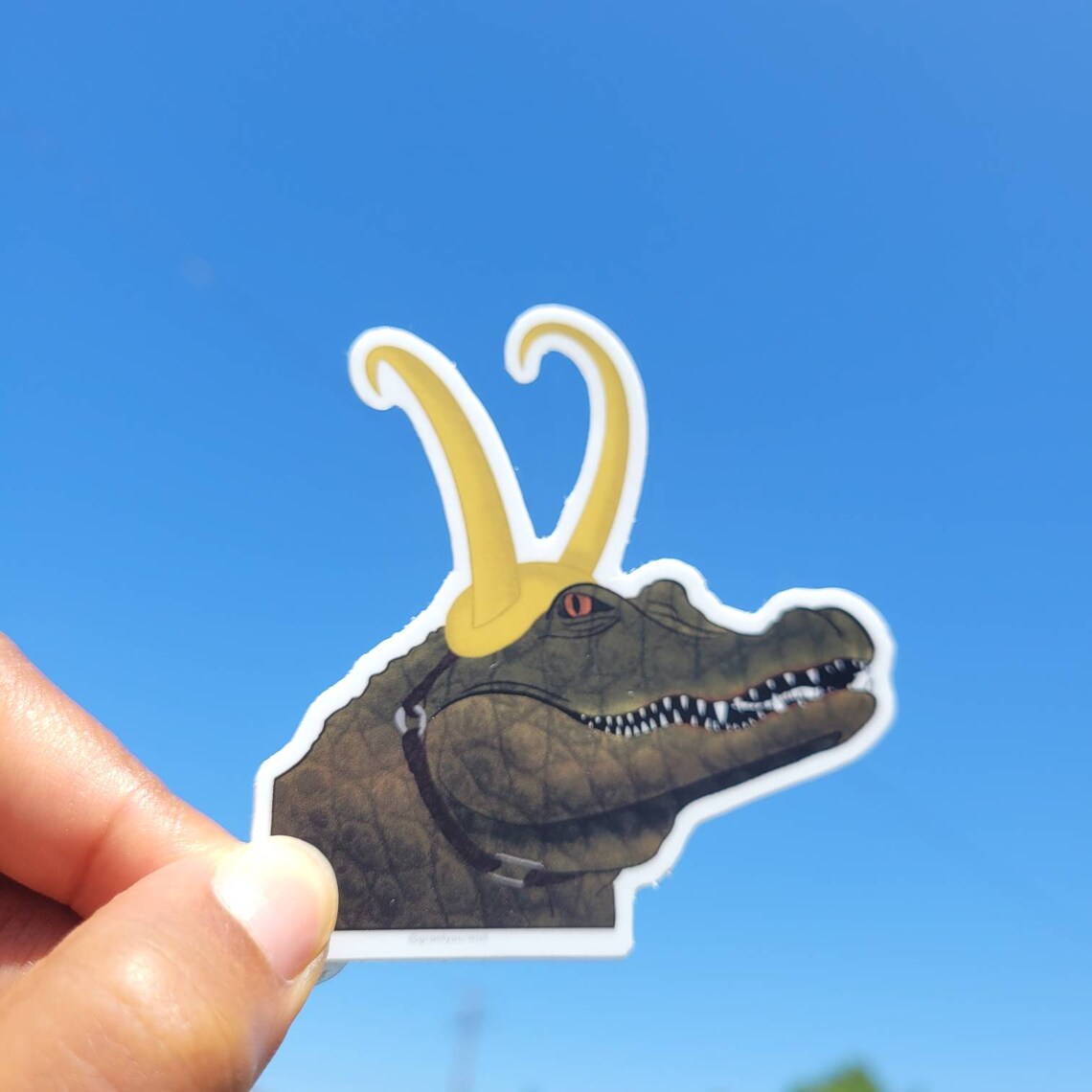 Alligator Loki Laptop Sticker/ Marvel Loki Variant Bujo Bullet - Etsy