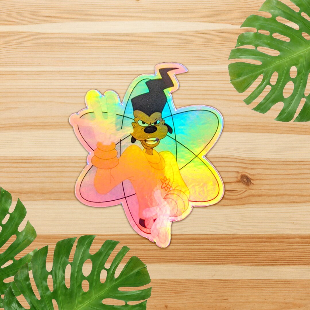 Holographic Powerline Sticker | Goofy Movie Sticker | Disney Sticker ...