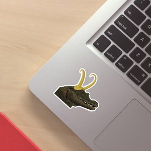 Alligator Loki Laptop Sticker/ Marvel Loki Variant Bujo Bullet Journal ...