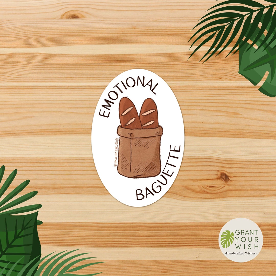 Emotional Baguette Sticker - Etsy