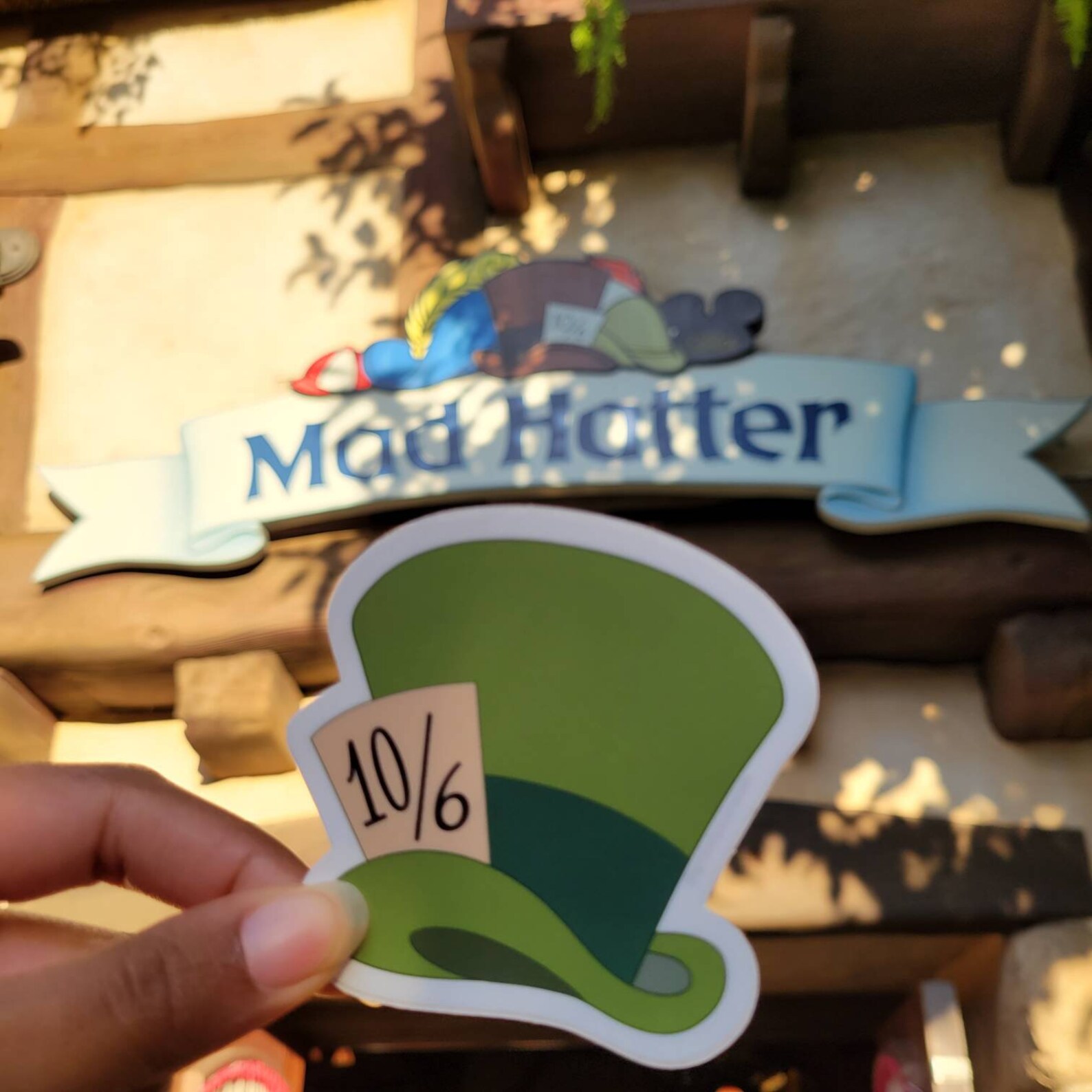 Mad Hatter Sticker | Alice in Wonderland Stickers | Hat Stickers ...
