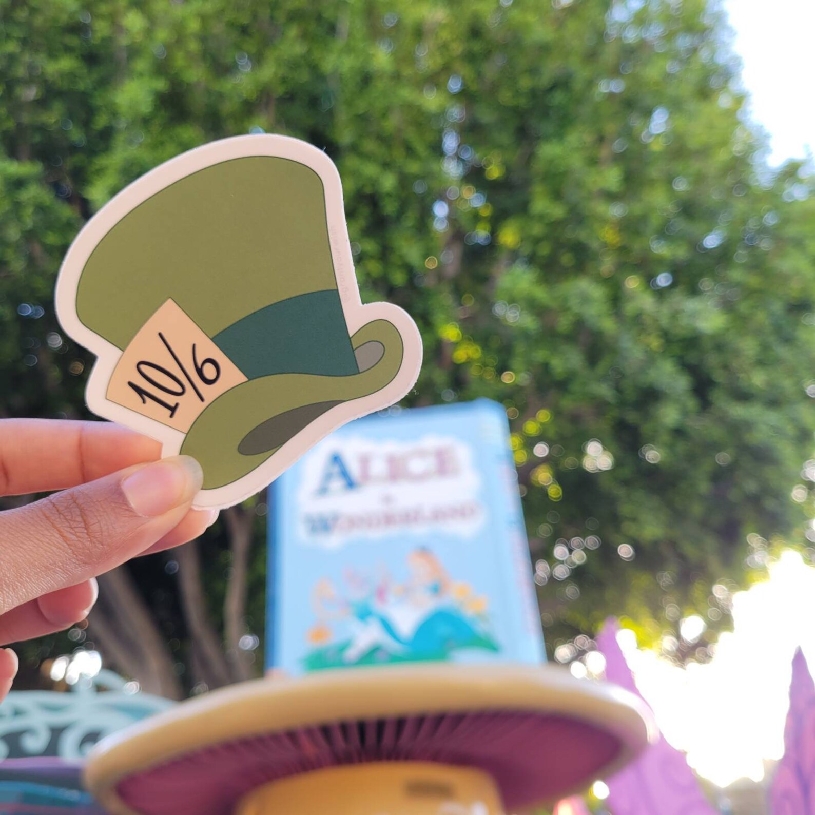 Mad Hatter Sticker | Alice in Wonderland Stickers | Hat Stickers ...