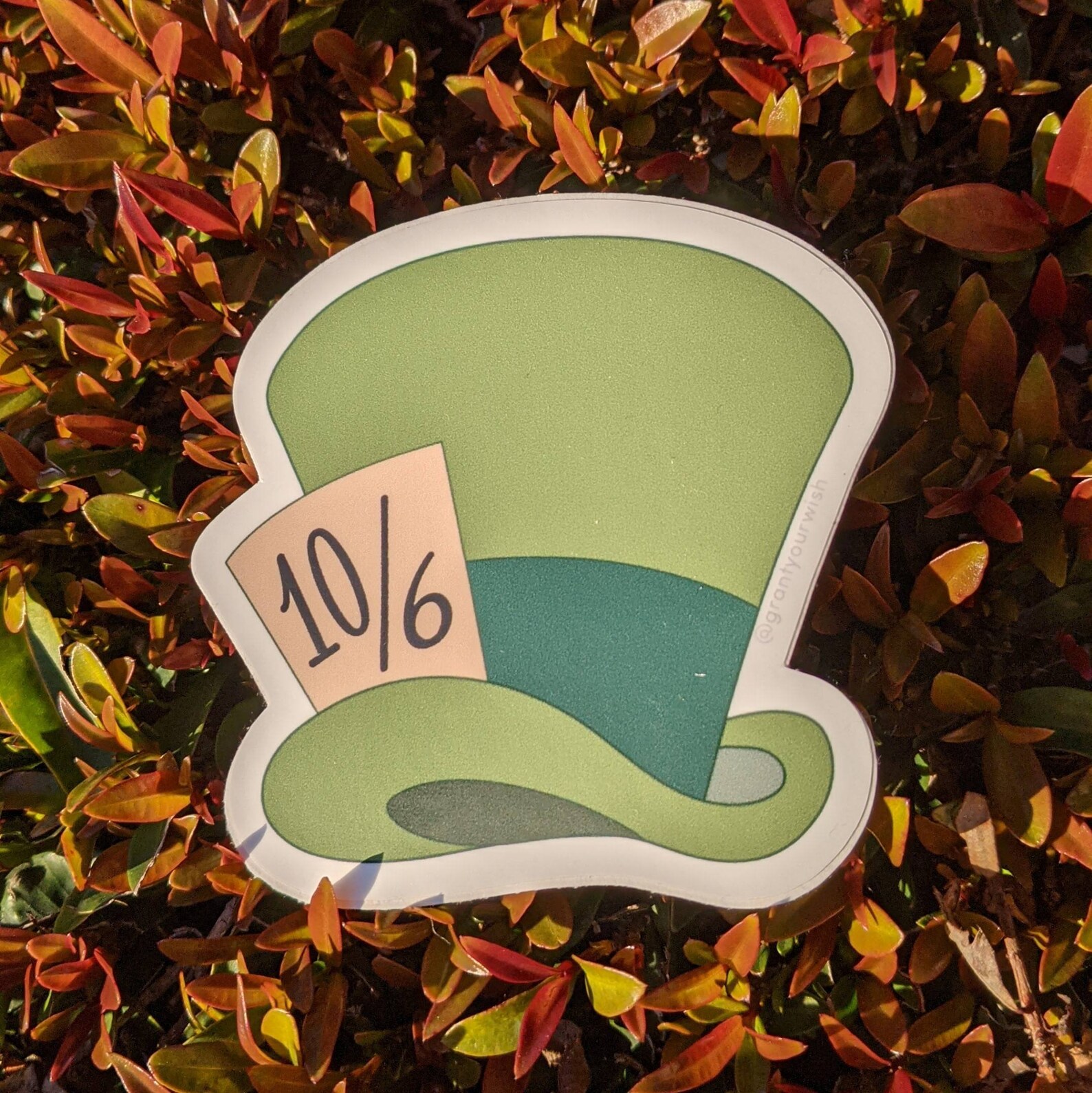 Mad Hatter Sticker | Alice in Wonderland Stickers | Hat Stickers ...