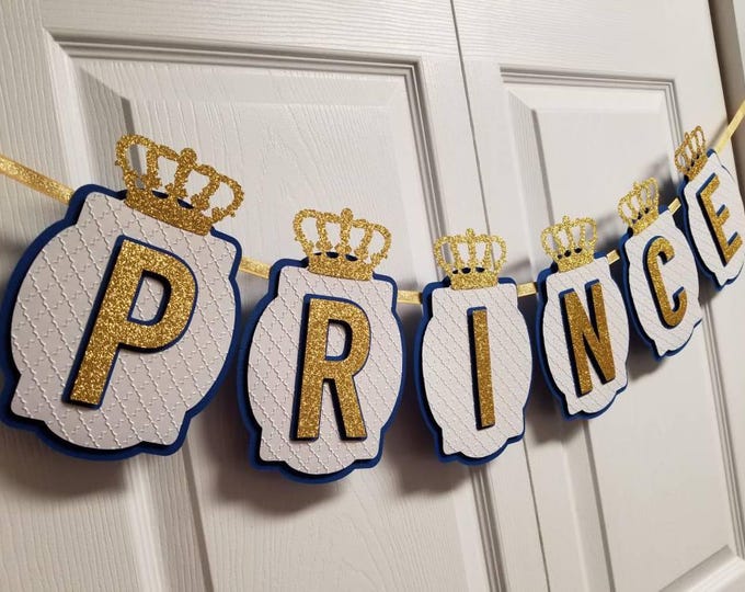 Royal Blue and Gold Prince Banner. Light Blue and Gold Prince Banner ...