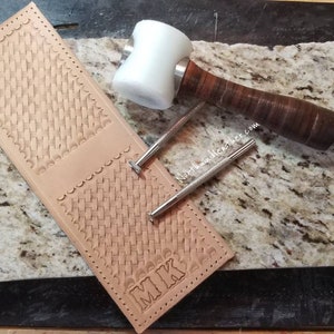 Police Field Interview Notebook Cover, Leather. Basketweave and Custom ...