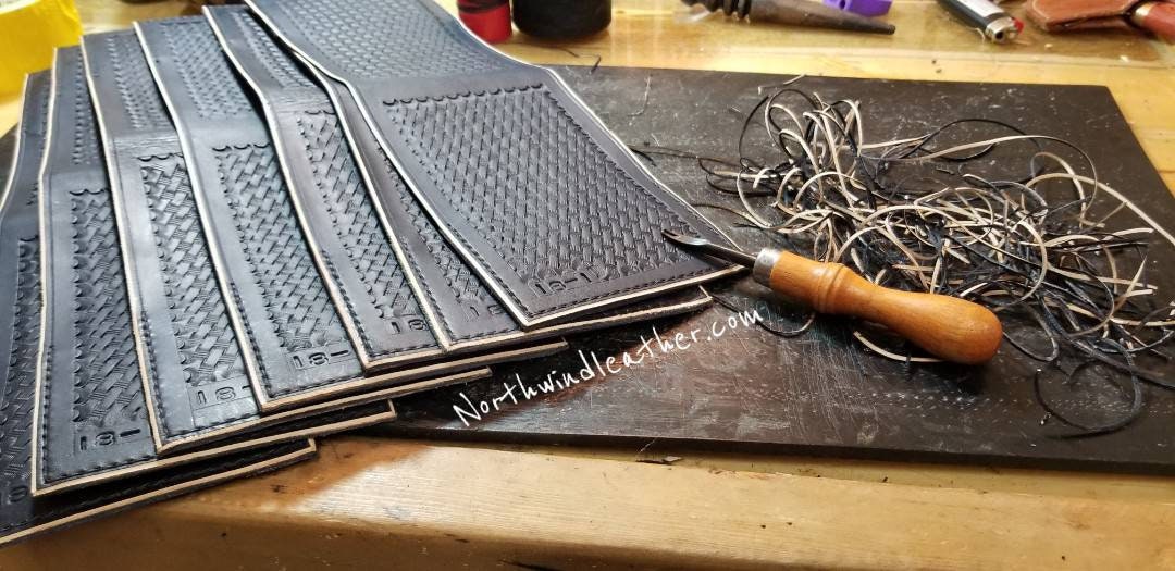 Police Field Interview Notebook Cover, Leather. Basketweave and Custom ...