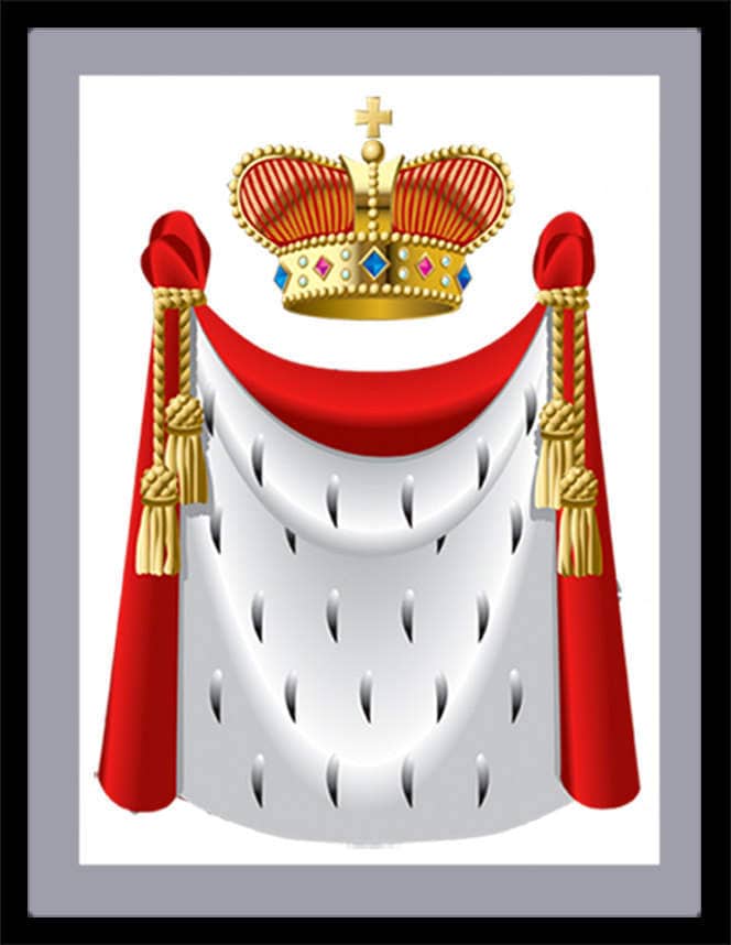 DIY Kings Robe and Crown Red Kings Robe Red Kings Crown Red | Etsy