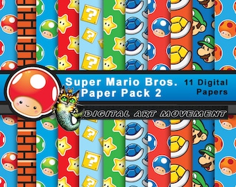 Super Mario Gift Wrap | Etsy