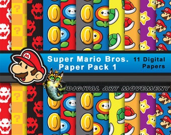 Super Mario Gift Wrap | Etsy