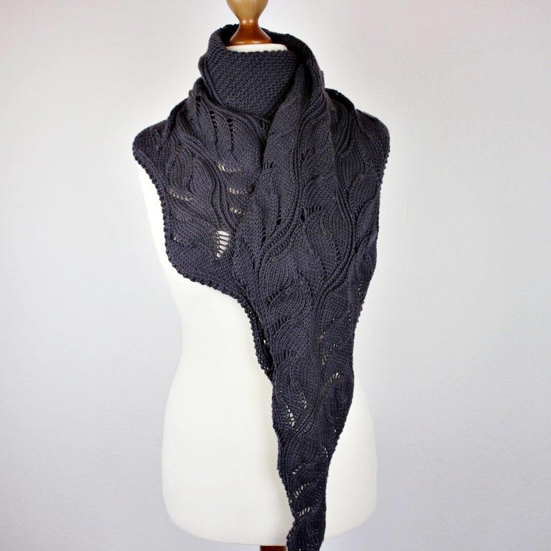 Kntting Pattern Shawl - "harmony" Lace Shawl - PDF Download - Advanced ...