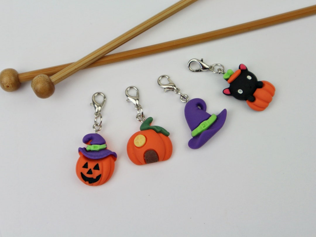 4 Cute Stitch Markers / Progress Markers - Etsy