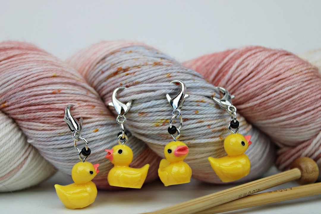 4 Cute Stitch Markers / Progress Markers - Etsy UK