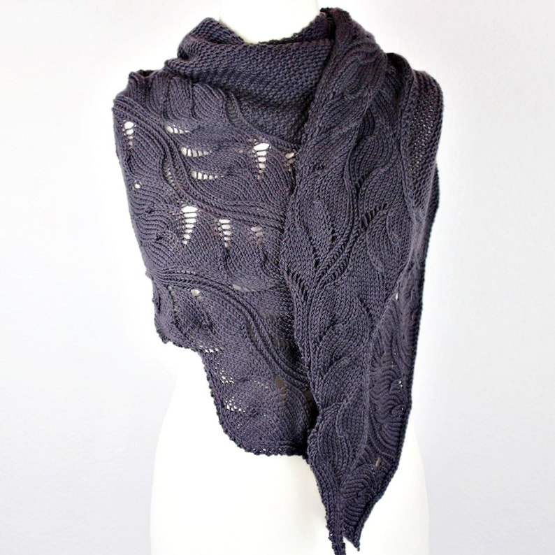Kntting Pattern Shawl - "harmony" Lace Shawl - PDF Download - Advanced ...