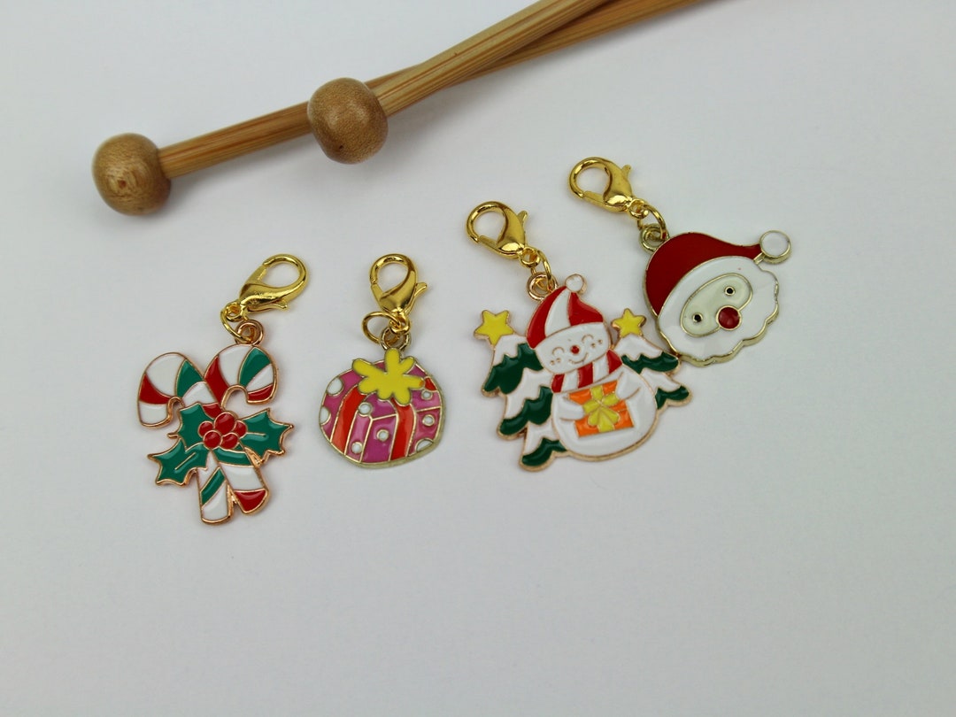 4 Cute Stitch Markers/progress Markers - Etsy