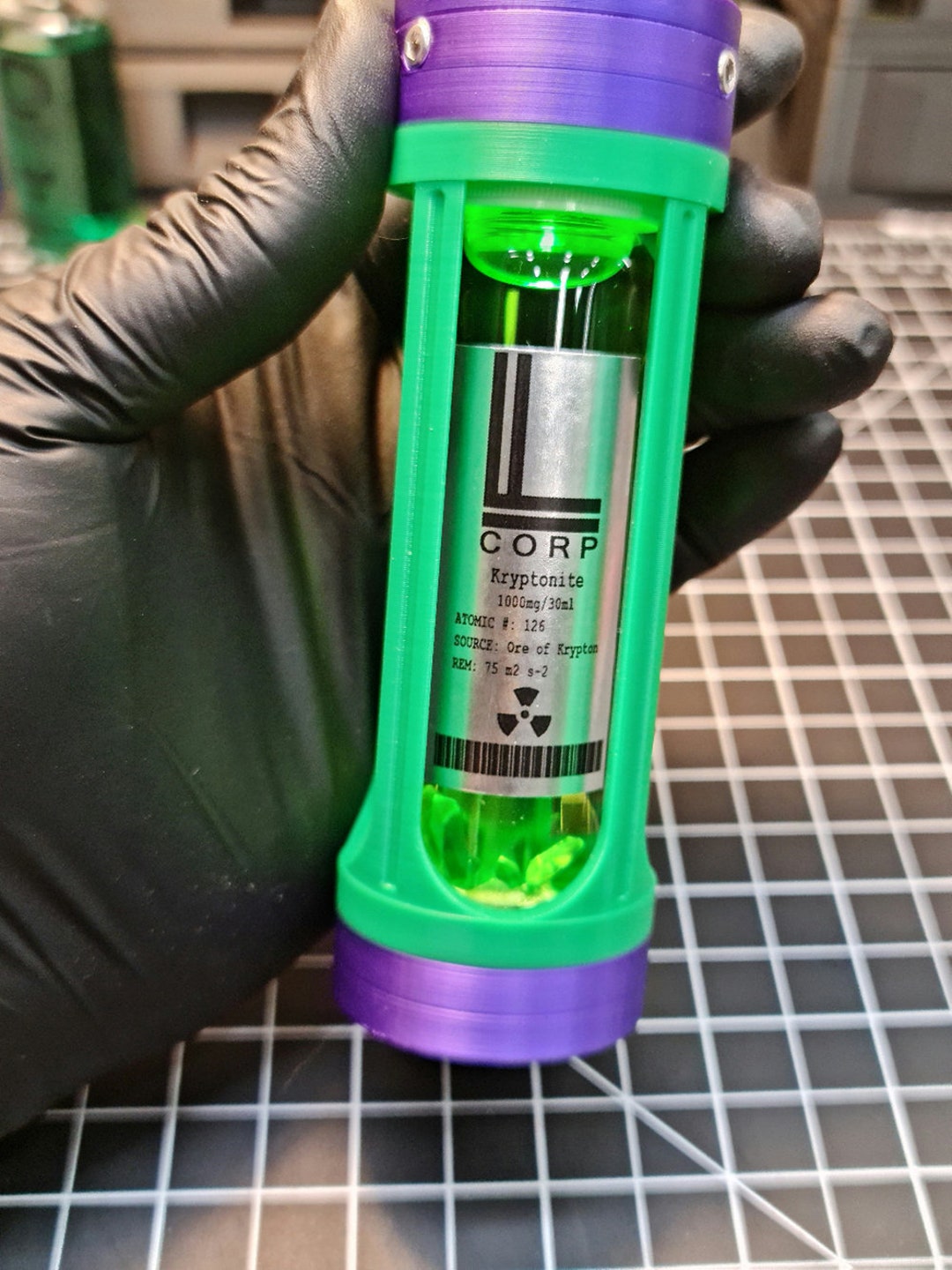 L Corp Kryptonite With Light up Vault - Etsy