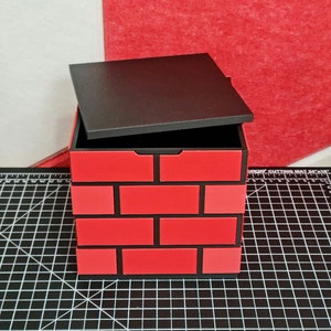 Super Mario Red Brick Container - Etsy