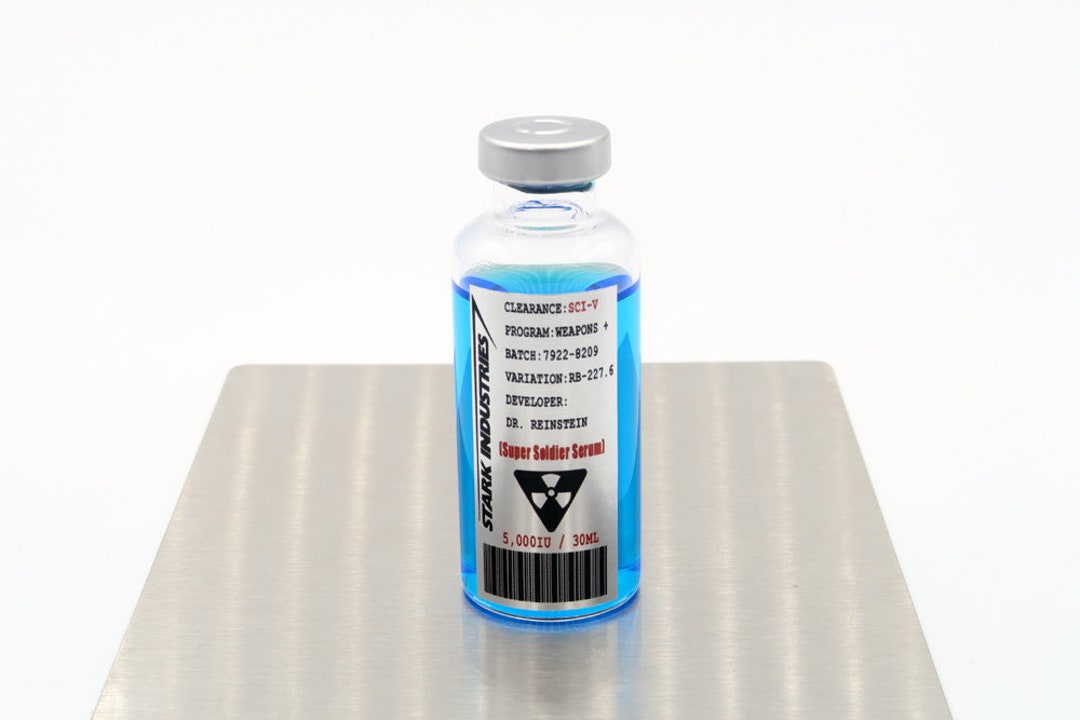 Captain America Super Soldier Serum. - Etsy
