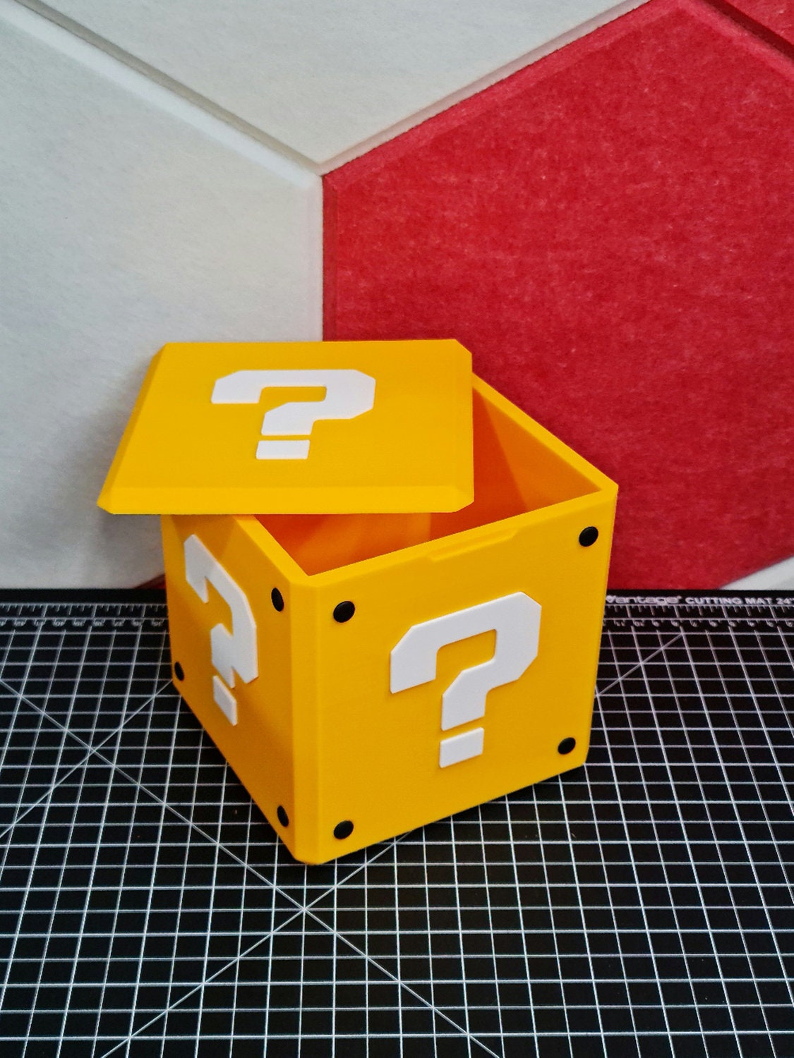 Super Mario Yellow Mystery Block - Etsy