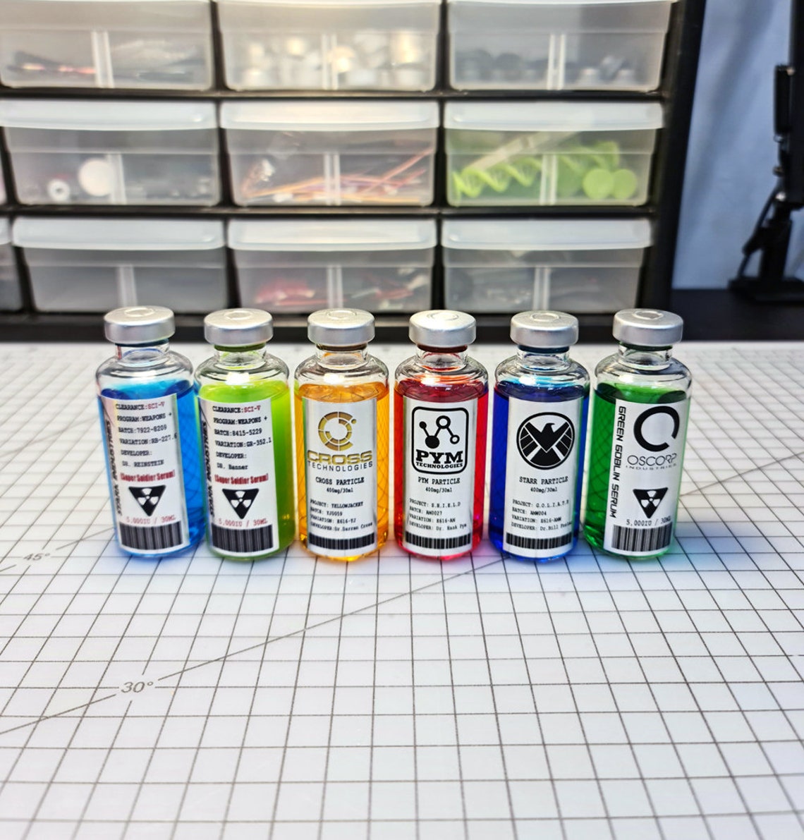 Marvel Universe Serum Set - Etsy