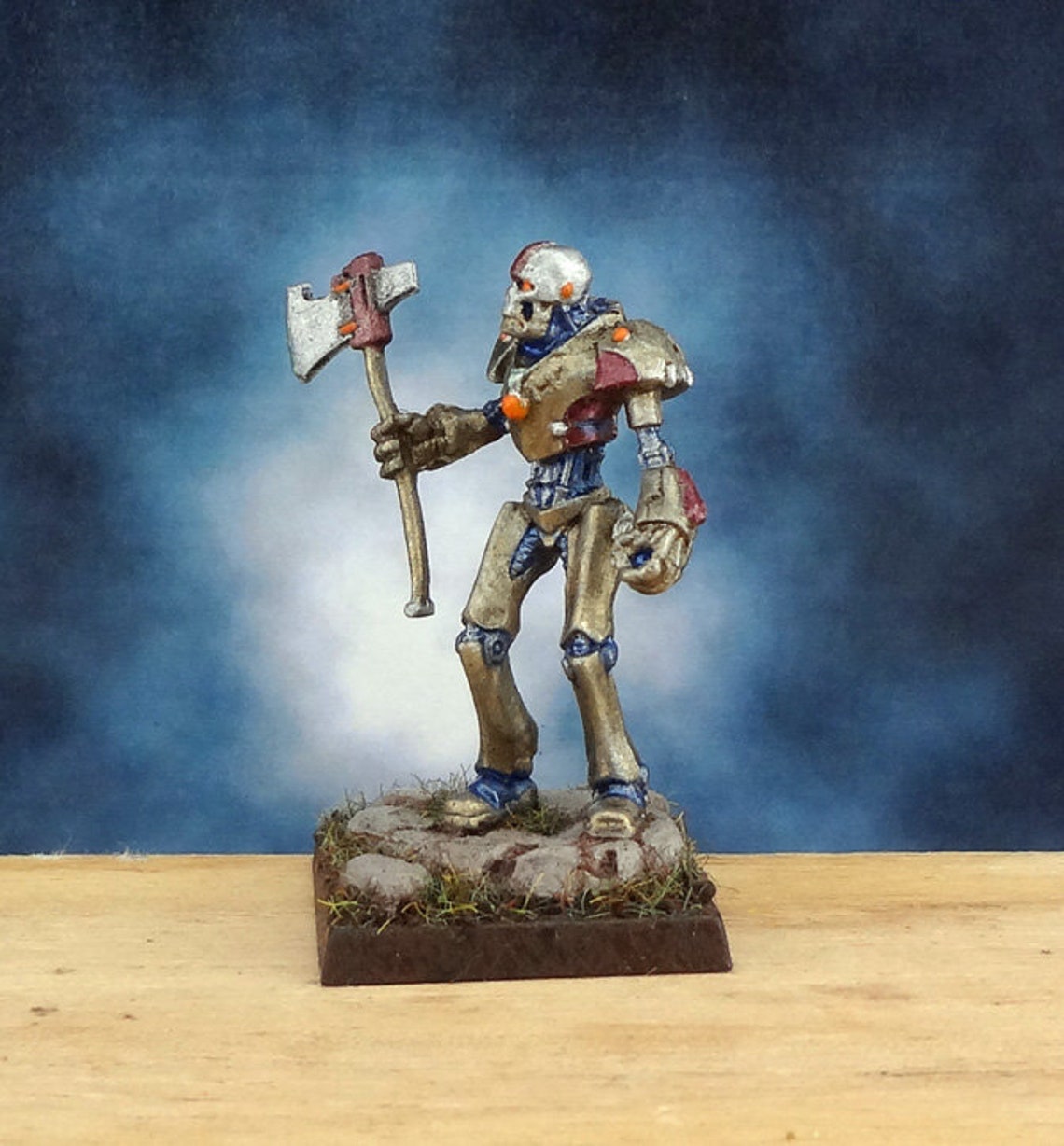Clockwork Guardian Iron Steel Golem Miniature Dungeons Dragons | Etsy