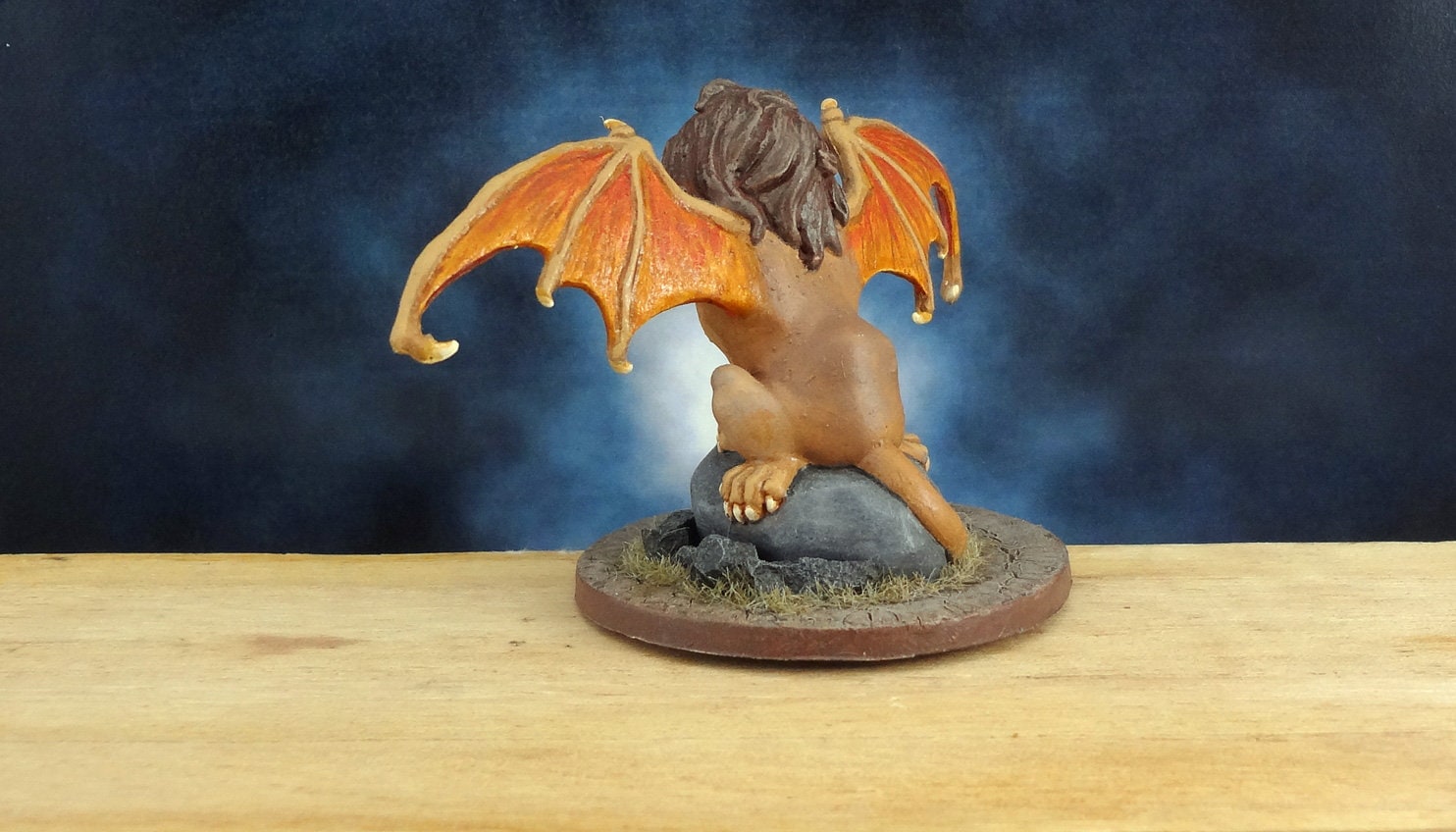 Hand Painted Manticore Warcraft Wyvern Miniature Dungeons | Etsy