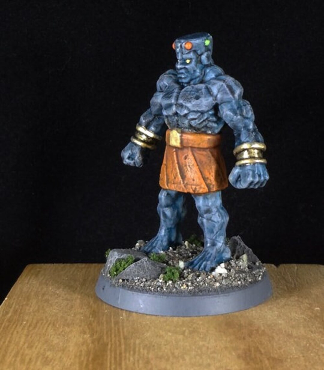 Hand Painted Earth Rock Stone Golem Miniature Dungeons Dragons D&D ...