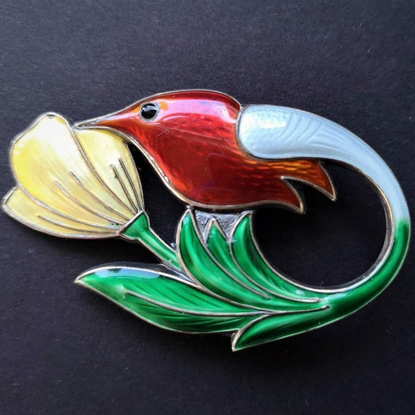 Vermeil Brooch - Etsy