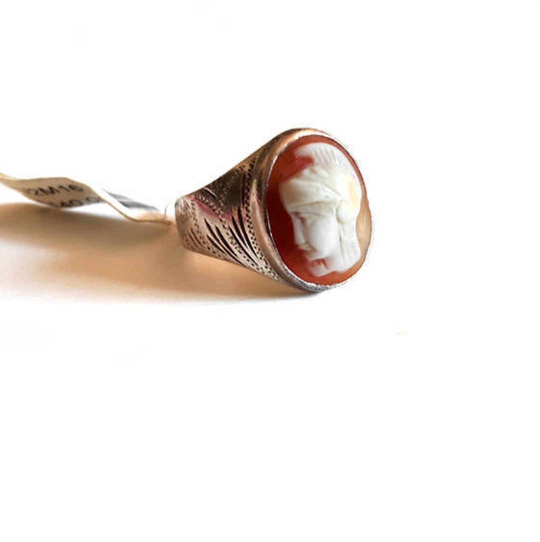 Oval Man Cameo Ring Italian Cameo Jewelry Donadio Cameos Shell - Etsy