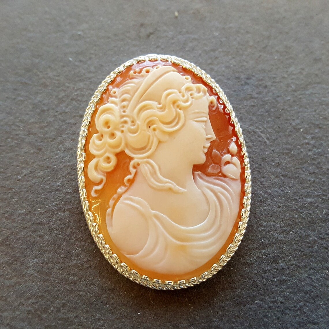 Shell Cameo Brooch & Pendant Venus Goddess Italian Cameo - Etsy