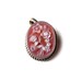 Red Cameo Brooch Pendant Floral Italian Cameo Jewelry Donadio - Etsy