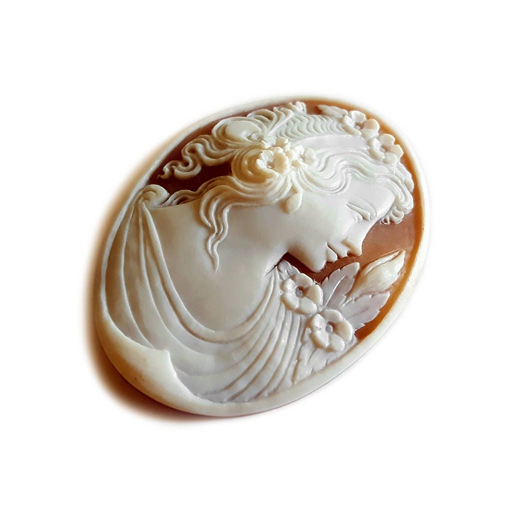 Sardonyx shell cameo Flora italian cameo jewelry donadio cameo shell ...