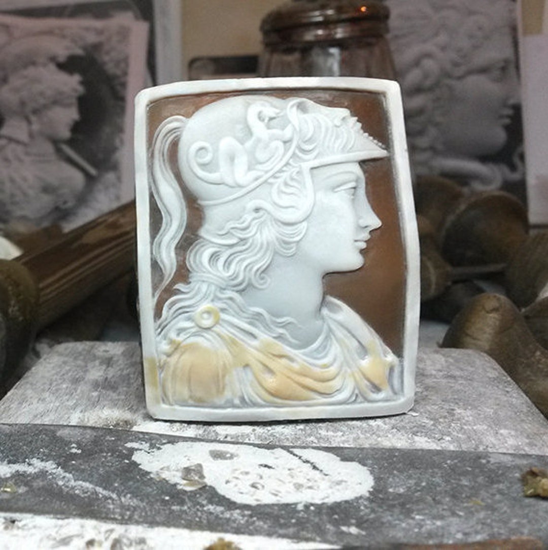 Loose Shell Cameo Square Greek Roman God Italian Cameo Jewelry Donadio ...