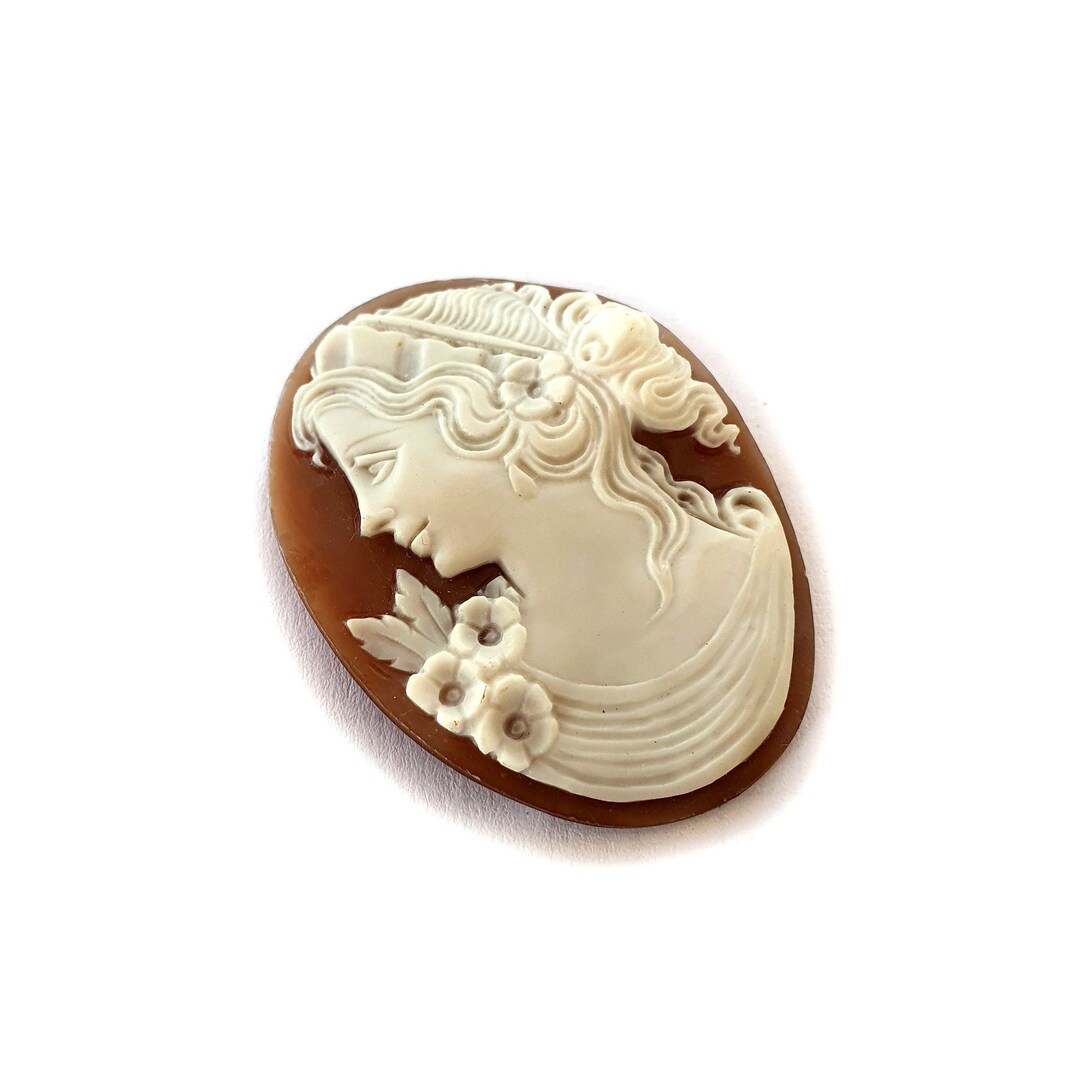 Loose Shell Cameo Flora Goddess Italian Cameo Jewelry Donadio Cameo ...